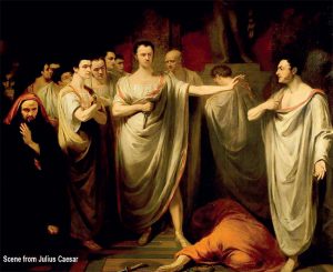 IN JULIUS CAESAR,THE SHAKESPEAREAN PLAY – The Island