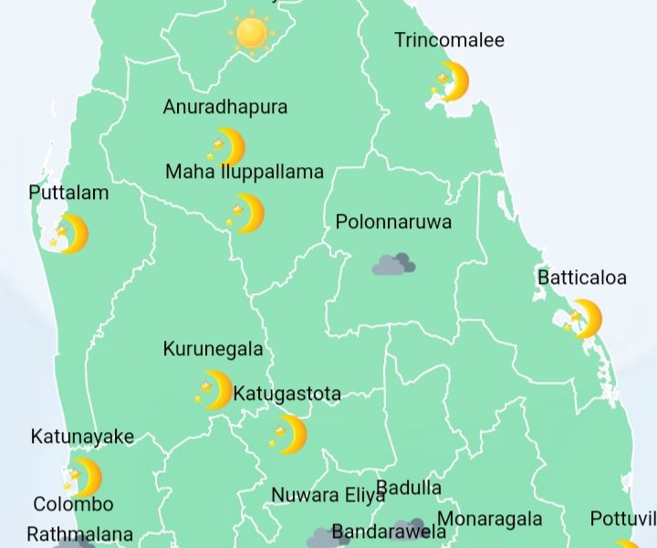 Showers in Western and Sabaragamuwa provinces and in Galle and Matara districts – The Island