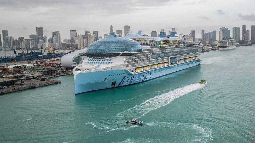 ‘Icon of the Seas’ the world’s largest cruise ship sets sail from Miami – The Island
