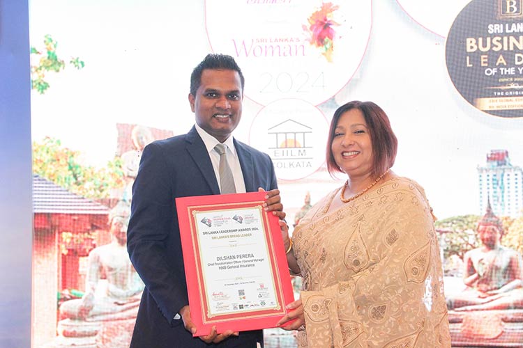 HNBGI Chief Transformation Officer Dilshan Perera recognized at Sri Lanka Leadership Awards 2024 ...