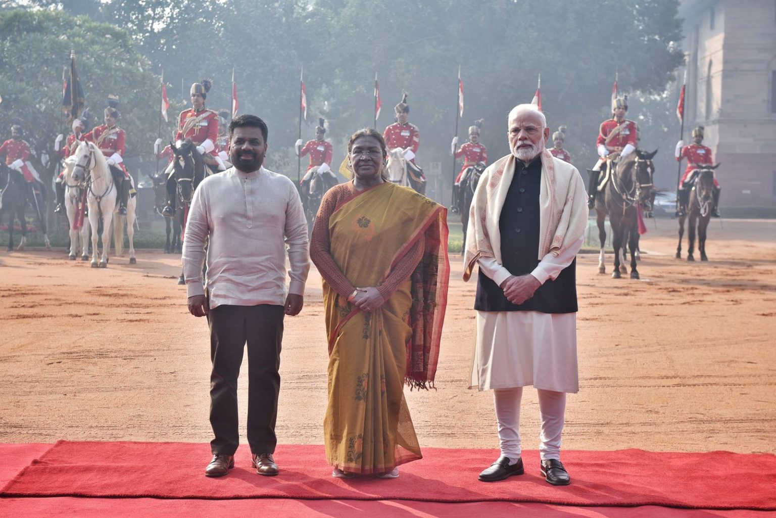 President Anura Kumara Dissanayake accorded ceremonial welcome at Rashtrapati Bhavan – The Island