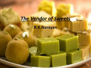 Jagan in R. K. Narayan’s “Vendor of Sweets” – The Island