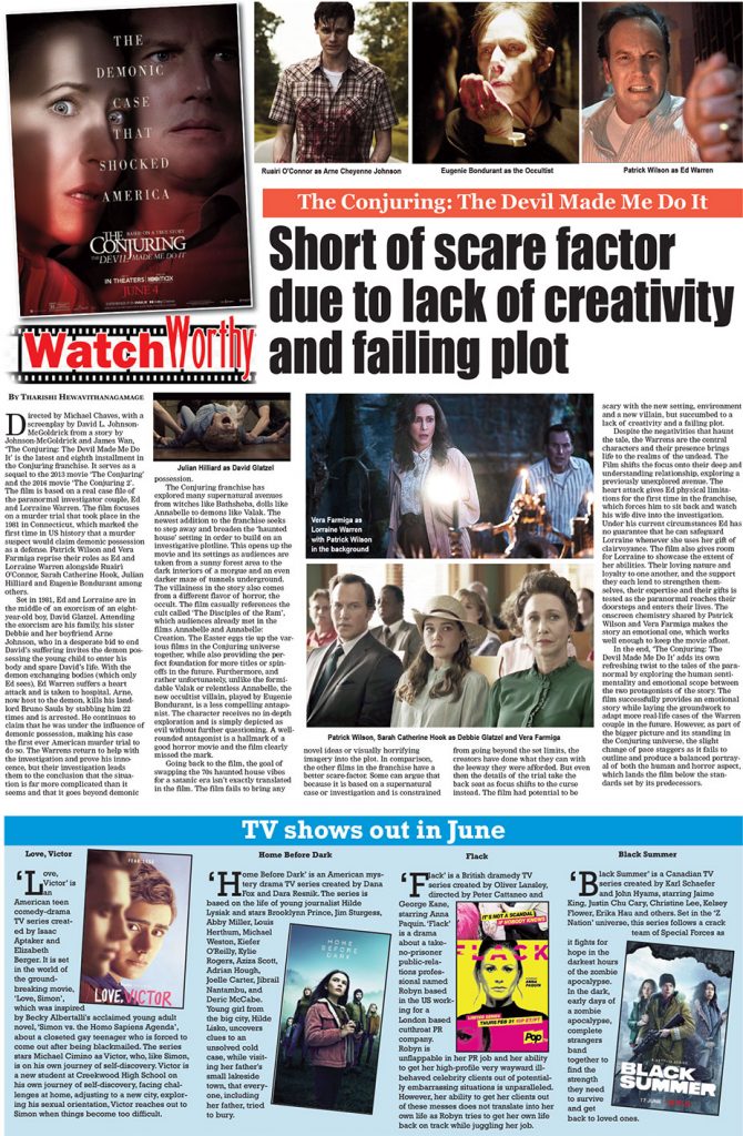 Short of scare factor due to lack of creativity and failing plot – The ...