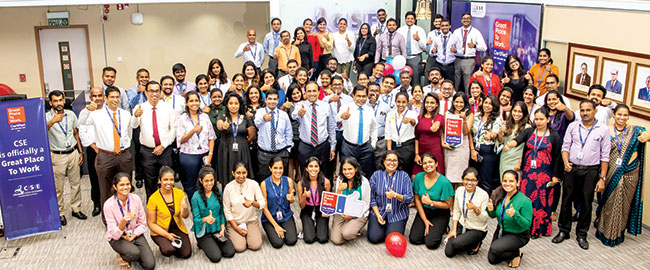 Colombo Stock Exchange named Great Place to Work® Certified™ – The Island