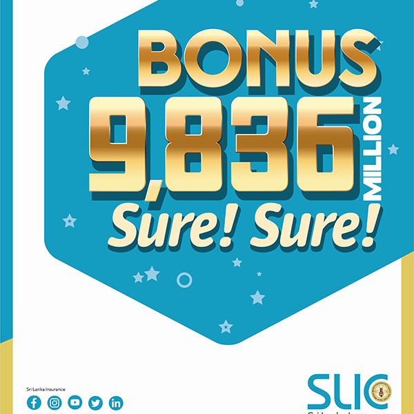 SLI declares highest life insurance bonus of Rs.9.8bn – The Island
