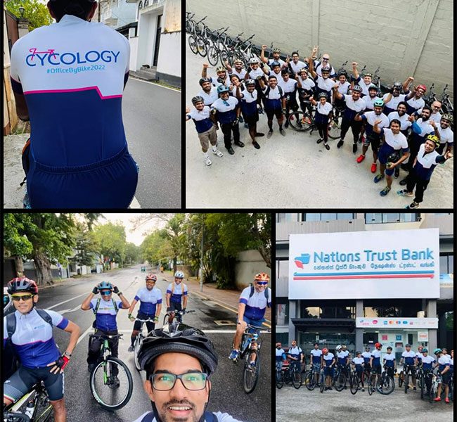 Nations Trust Bank’s CYCOLOGY #OfficeByBike2022 initiative encourages ...