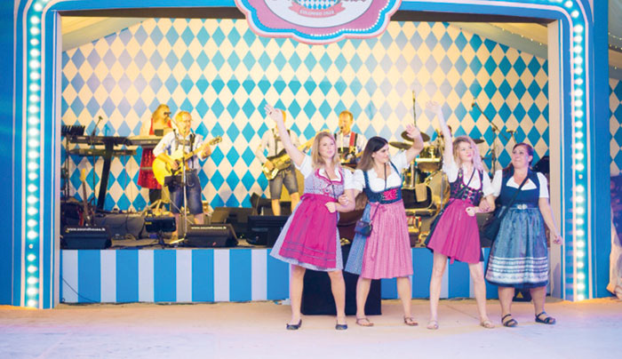 Great Party Vibes at Oktoberfest Carnival at the Beach Park Port City ...