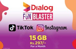 More than enough data for TikTok & Instagram with Dialog Fun Blaster Rs ...