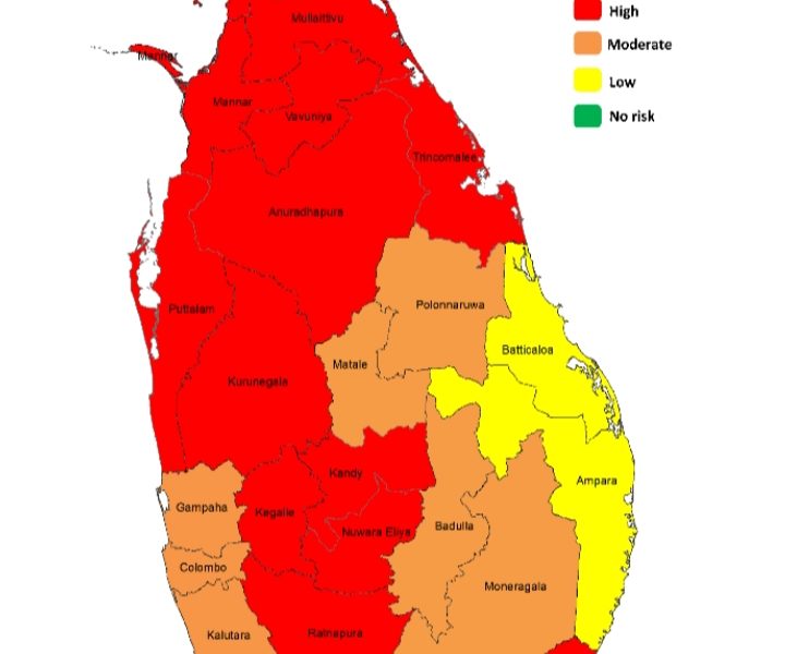 Advisory for strong winds issued by the Natural Hazards Early Warning ...