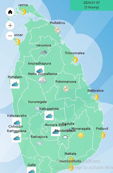 Showery weather condition expected to enhance over Northern, North ...