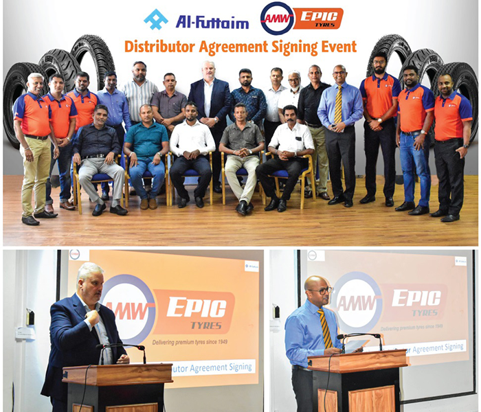 AMW Epic Tyres unveils ‘strategic’ distributor agreement – The Island