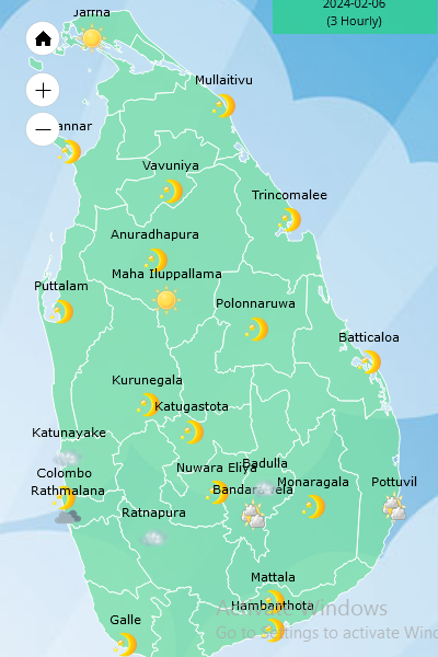 Fair weather in most parts of the island – The Island