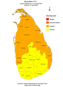 Heat Index at Caution level in Northern, North-central, Eastern and ...