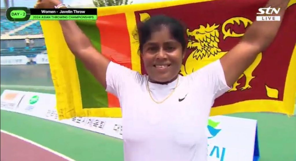 Dilhani Lekamge wins bronze at Asian Throwing Championship in South ...