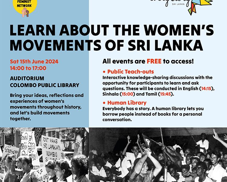 ‘Learn about the women’s movements of Sri Lanka’ – The Island