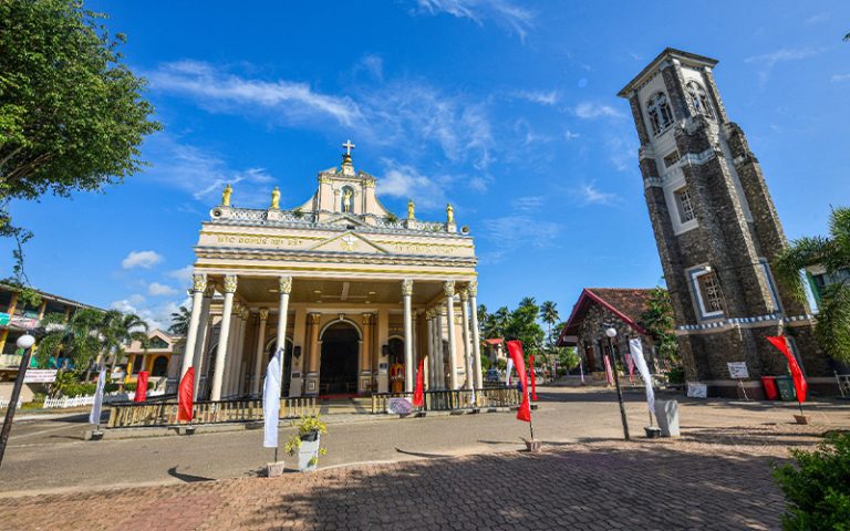 President reviews progress of development activities at St. Sebastian ...