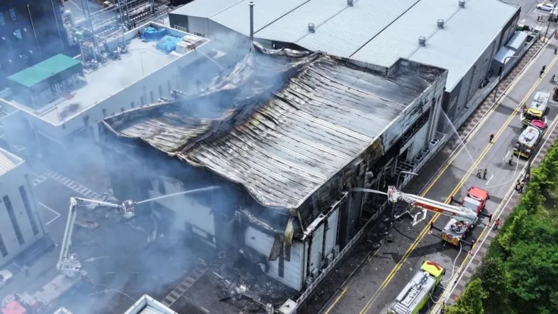 Lithium battery plant fire in South Korea kills at least 22 – The Island