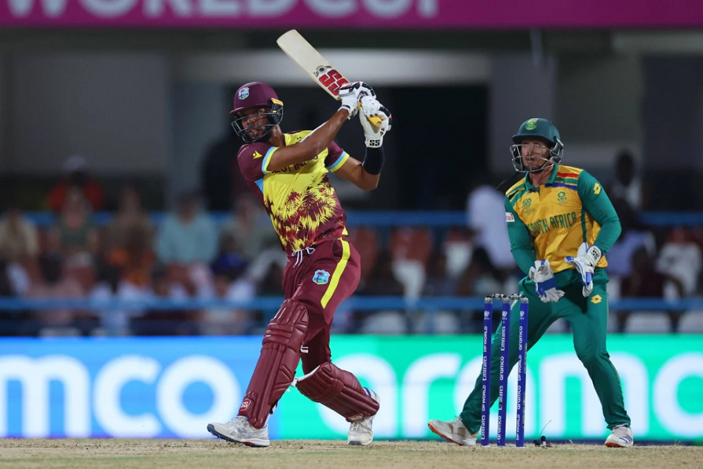 South Africa knock West Indies out to enter semi-final with nervy win ...