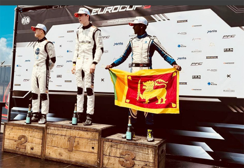 Yevan David secures podium finish as the Rookie 3 – The Island