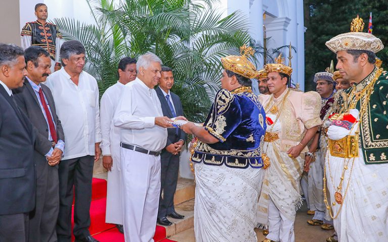 Scroll informing of the successful completion of the annual Esala ...