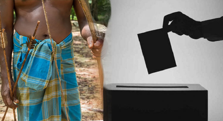 Vedda barred from entering polling booth, carrying traditional axe ...