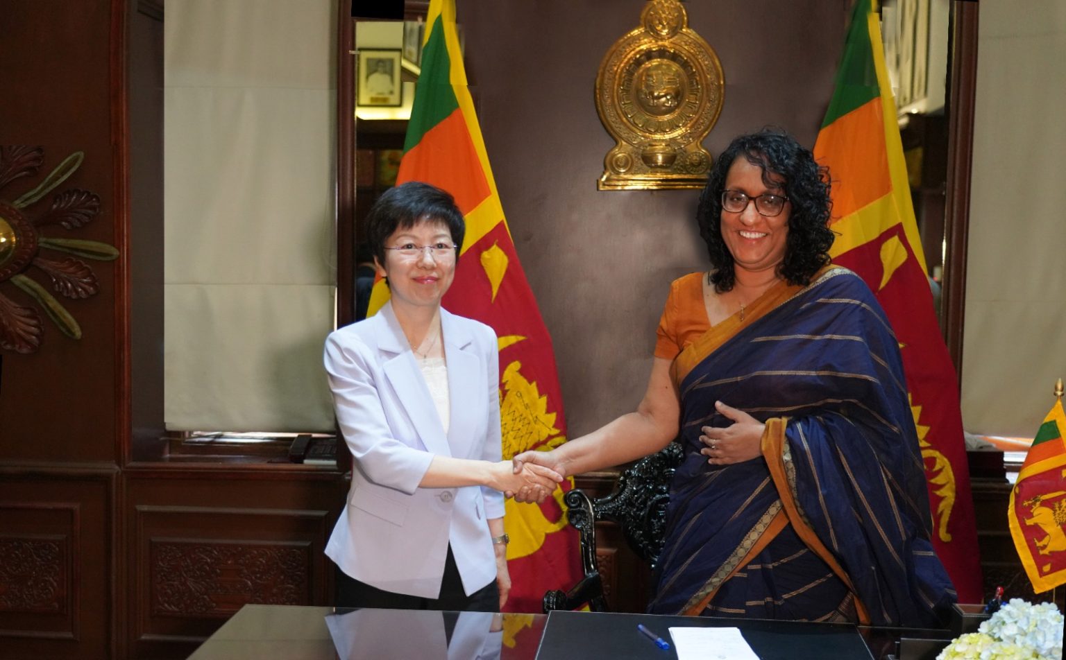Vice President of ACWF, Meets Prime Minister of Sri Lanka. – The Island