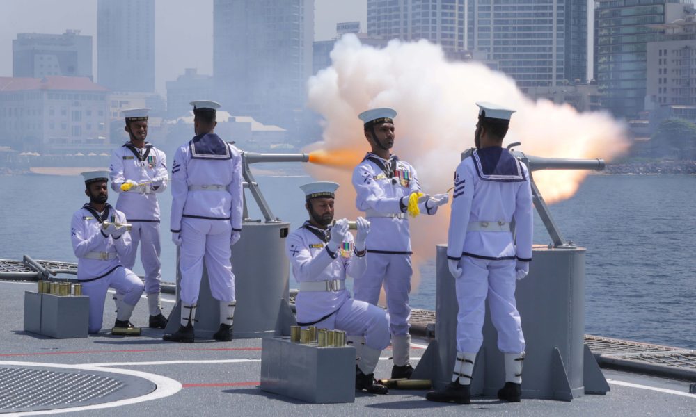 Naval gun battery honours the nation on Independence Day – The Island