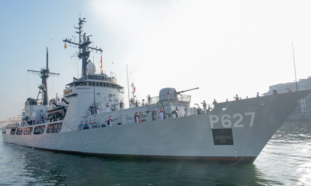 SLNS Vijayabahu returns after taking part in AMAN – 2025 – The Island