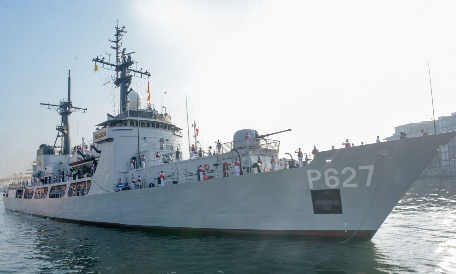 SLNS Vijayabahu returns after taking part in AMAN – 2025 – The Island