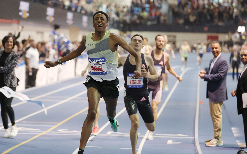 Yared Nuguse breaks world indoor mile record in New York – The Island