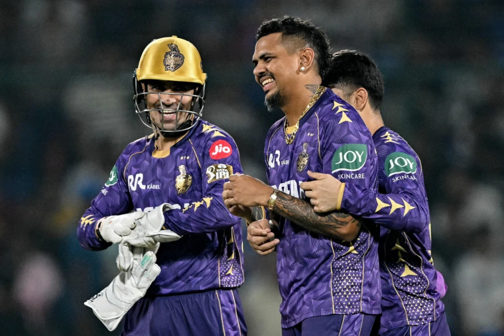 IPL 2025: Narine’s all-round show sets up tense win for Kplkata Knight ...
