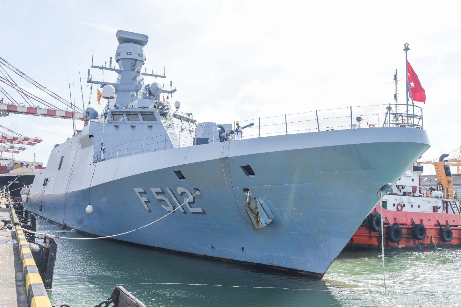 Turkish Naval Ship TCG BÜYÜKADA arrives in Colombo – The Island