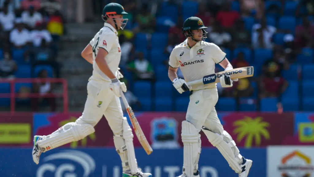 Half-centuries from Smith and Green give Australia control – The Island
