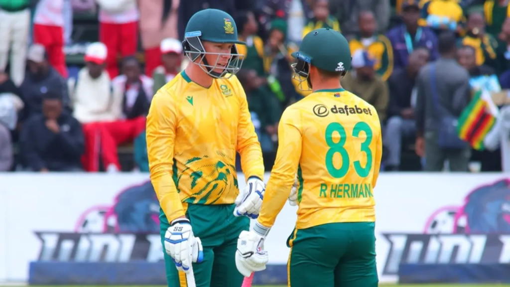 Hermann, van der Dussen fifties knock Zimbabwe out – The Island