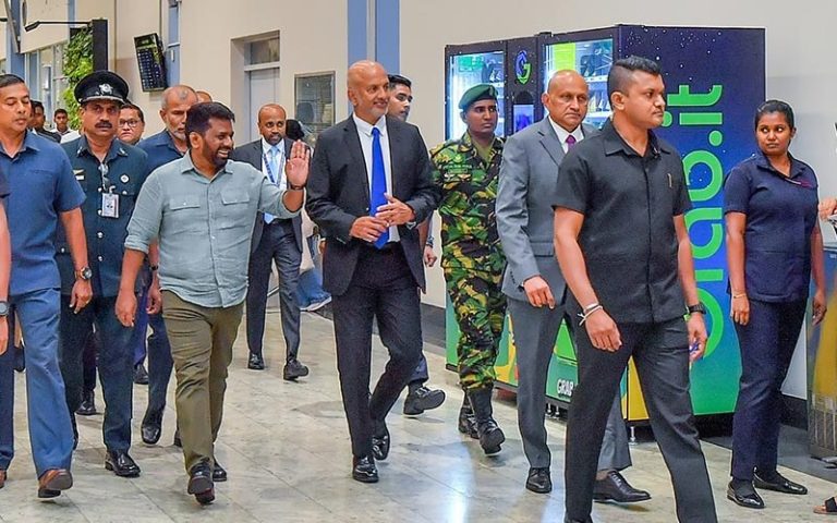 President returns to the island concluding State visit to the Maldives ...