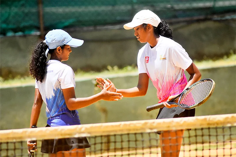 Dinara, Sankha mixed doubles champions – The Island