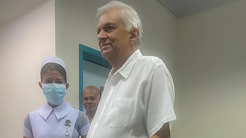 Ranil discharged from National Hospital – The Island