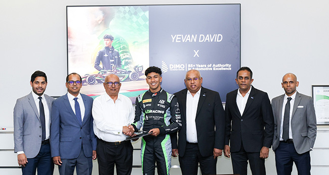 DIMO joins forces with young racing star Yevan David – The Island
