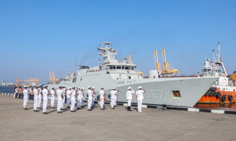Royal Navy of Oman Ship ‘AL SEEB’ leaves island – The Island