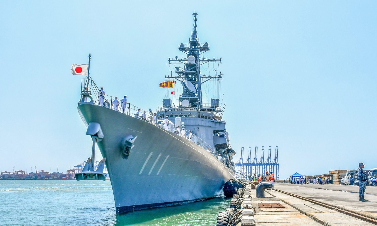 JMSDF ship OONAMI concludes goodwill visit – The Island